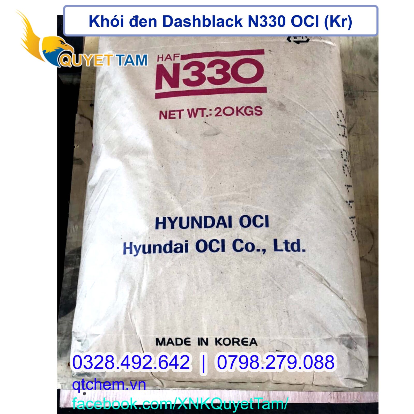 Bột màu (Khói đen) Dashblack N330 – OCI Hàn Quốc - CÔNG TY TNHH THƯƠNG ...